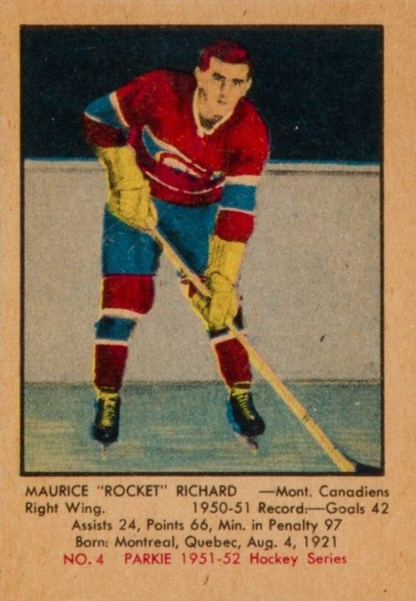 Maurice Richard Hockey Cards | Oakhurst Cards